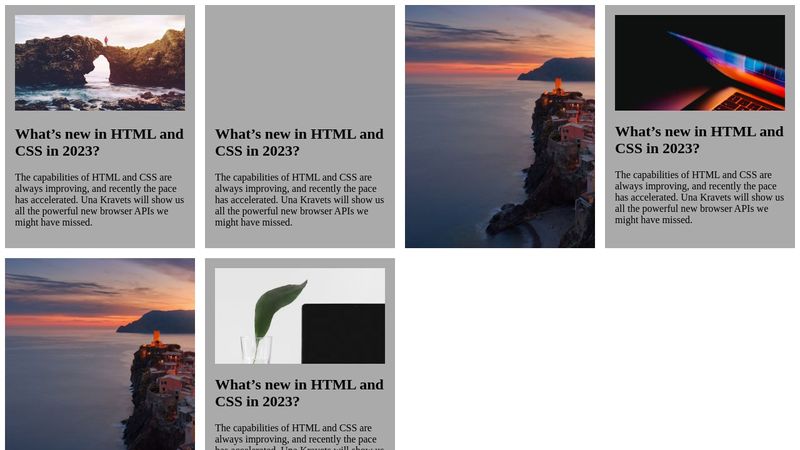Fun with HTML and CSS APIs
