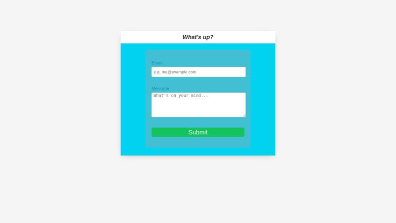 Vanilla JS Form Validation
