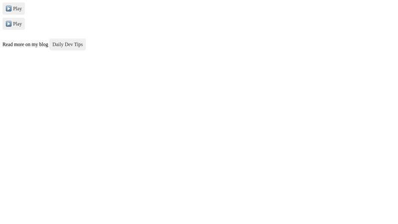 Vanilla JavaScript playing Audio