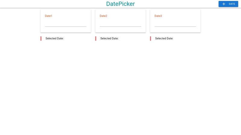Vue Materialize DatePicker