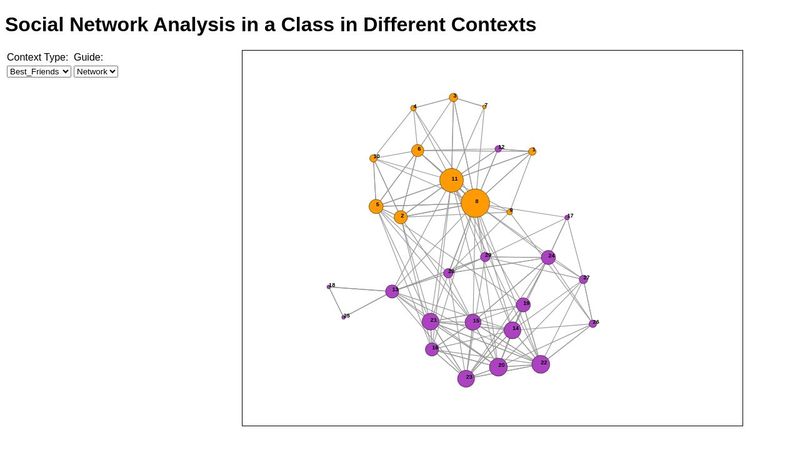 Classroom Social Network Visualizations