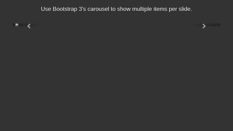 multiple items per slide in bootstrap carousel