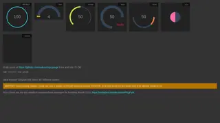 Animated gauge widget. Zero dependencies!
