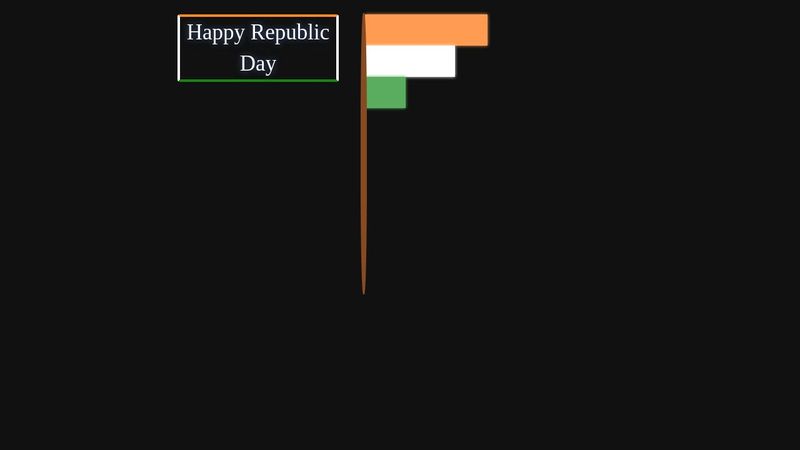 India Flag Animation