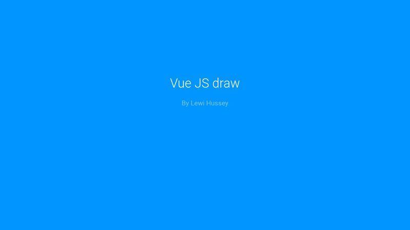 Vue JS Draw