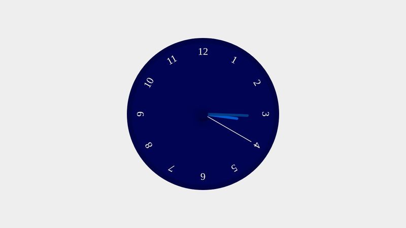 Clock with Html, Css and javascript