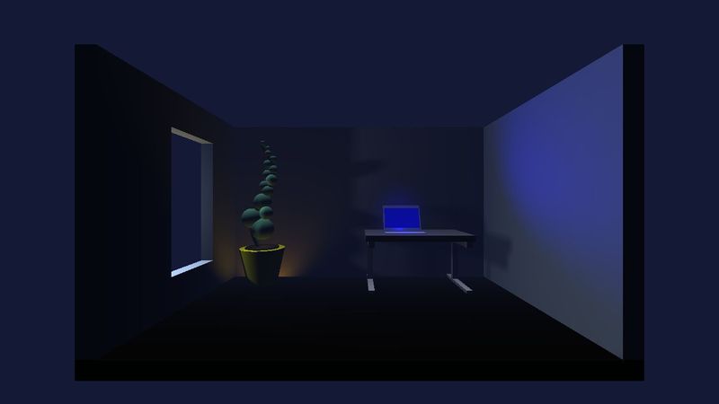 A simple Room made with Three.js