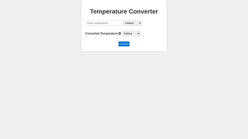 temperature converter app