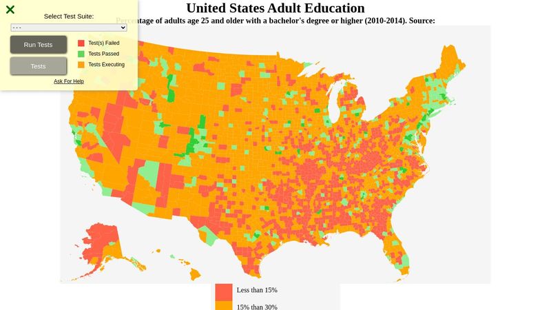 choropleth map d3.js fcc
