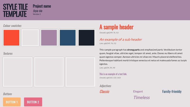 Style tiles with SCSS