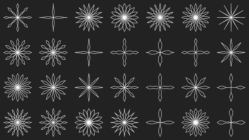 SVG Exercise 02: Generative SVG flowers