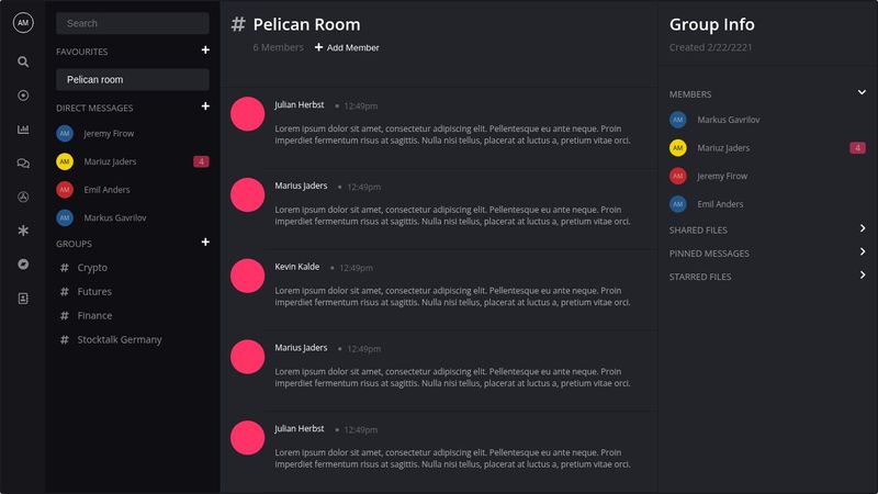 Chat Application Ui
