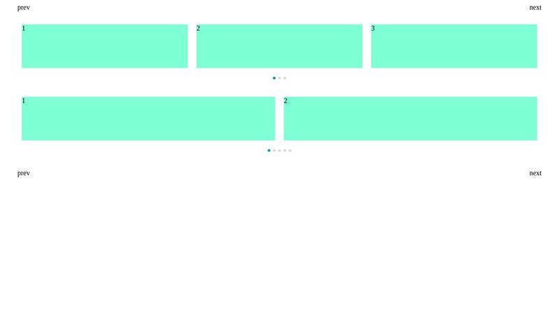 [html js css] Vanilla JS slider with responsivity, swipe, arrows, dots