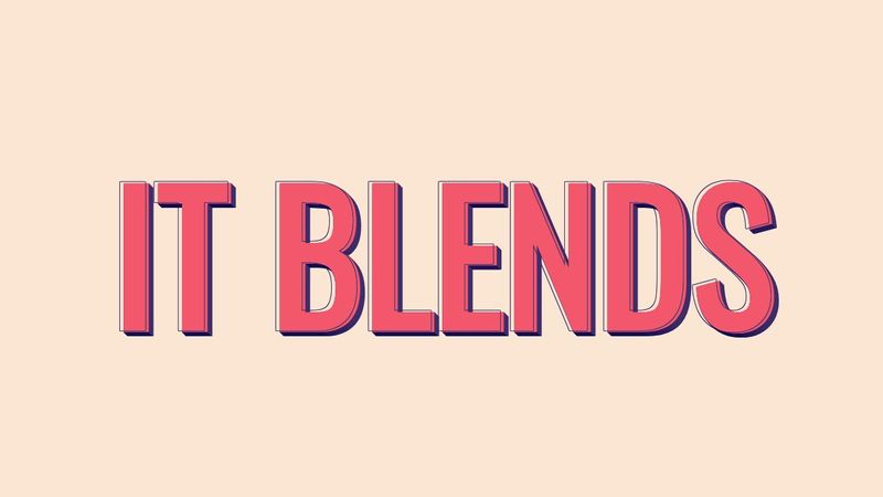 CSS Blend Mode Text Effect