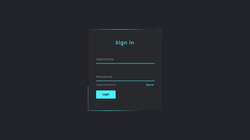 Animated Login Form | Login Page using Html CSS