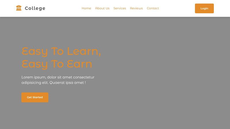 Responsive College Notes Website