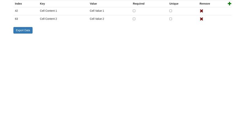 Dynamically Add-Remove Rows from Table