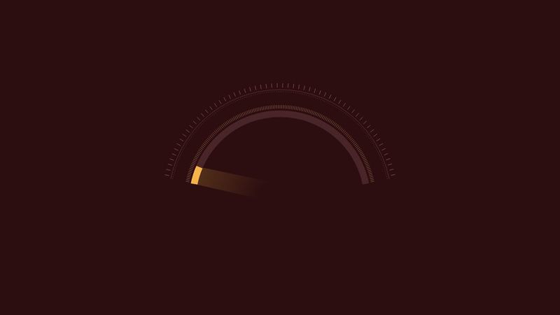 HTML5 Canvas Speedometer