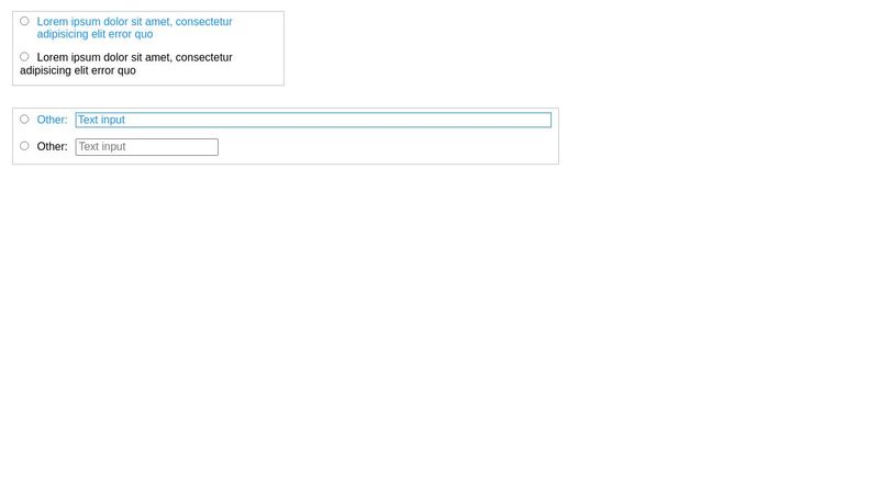 Flexbox - radio button alignment