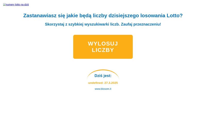 Lotto lottery with Java Script