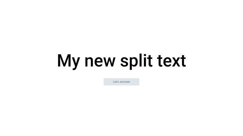 Split Text GSAP