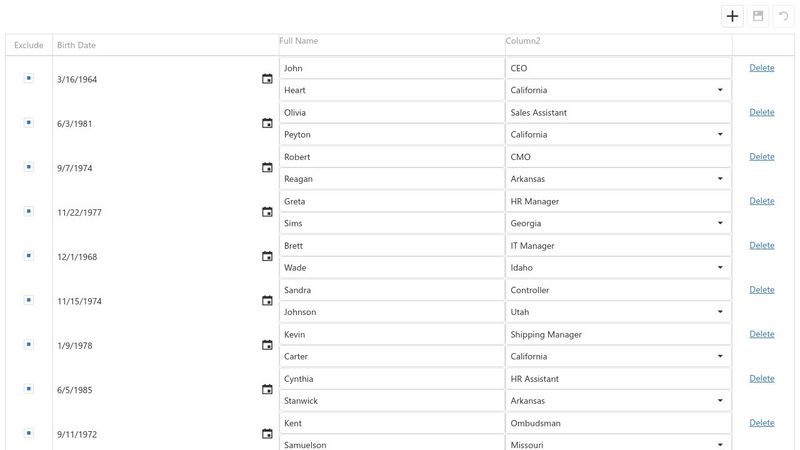 Batch Editing - DevExtreme Data Grid