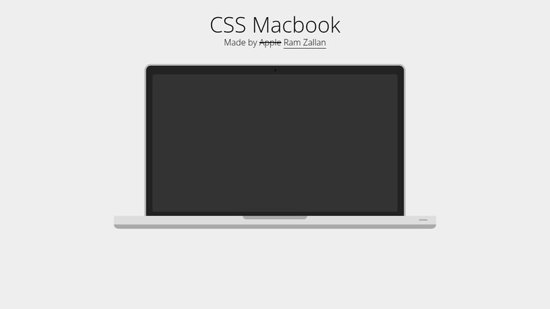 CSS MacBook
