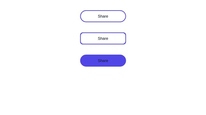 Social Share Button Animation