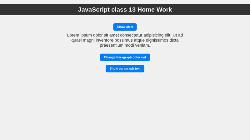 JavaScript class 13