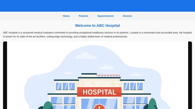 Modern and Responsive Hospital Website Design