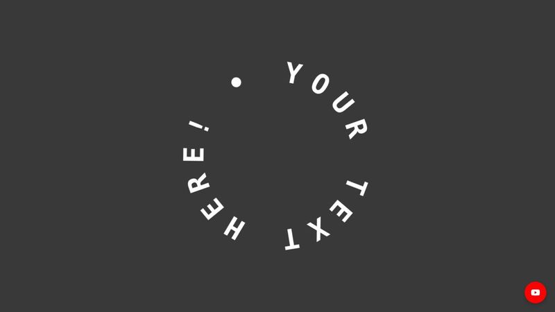 Dynamic Circular Text & CSS Variables