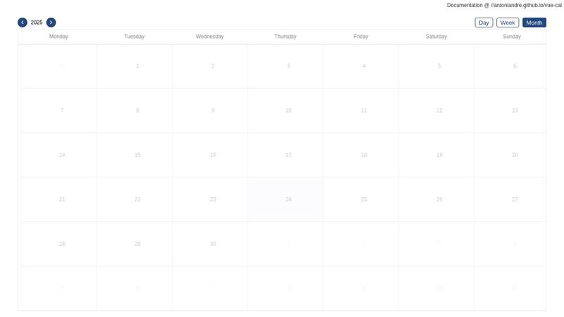 Vue cal - issue #581 - alternative header layout