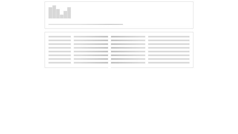Simple skeletons screen CSS