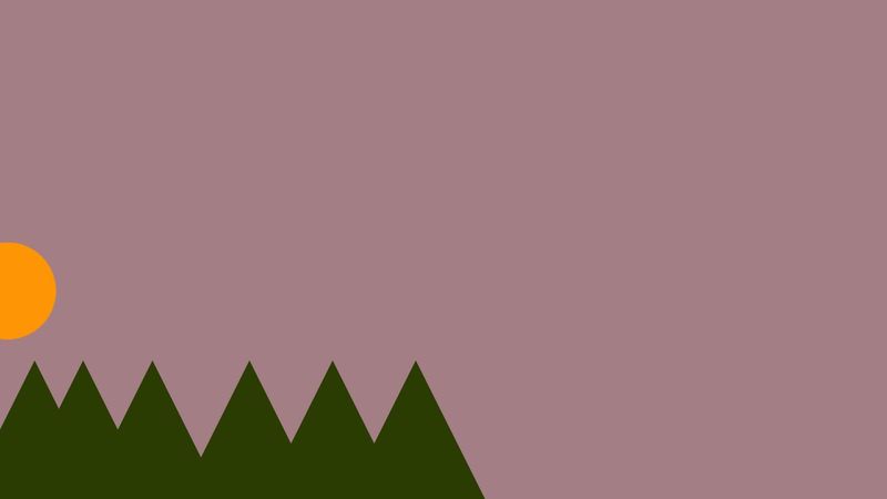 CSS Sunset/Sunrise animation