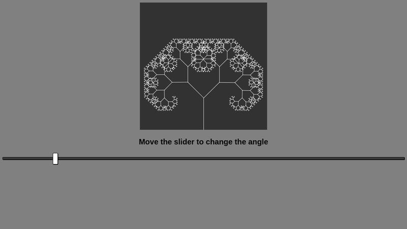 Recursive Fractal Tree