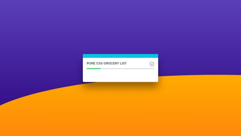 Checkboxes Progress Bar w/ pure CSS #CodepenChallenge