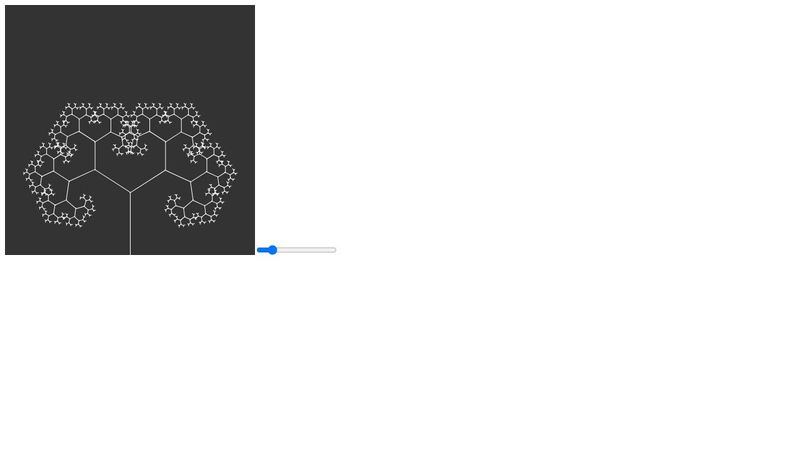 Fractal Tree using P5.js