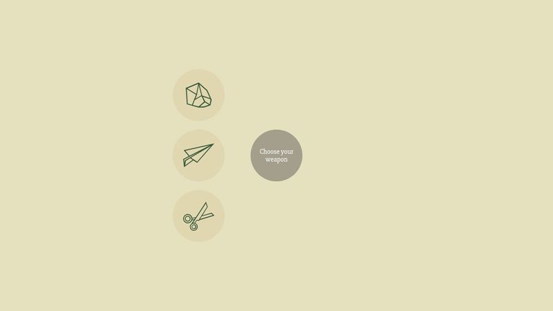 Pure CSS Game Rock Paper Scissor