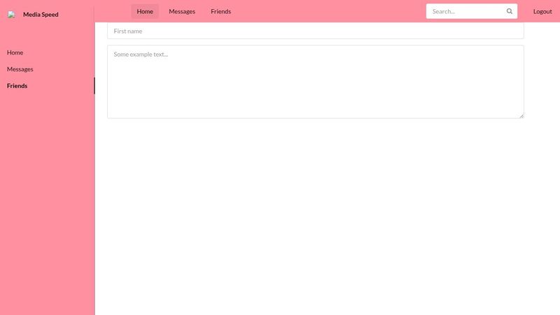 Semantic UI Dashboard Example