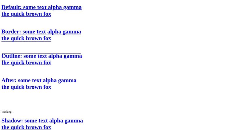 Custom Text Underline