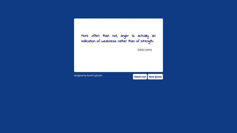 Random Quote Machine