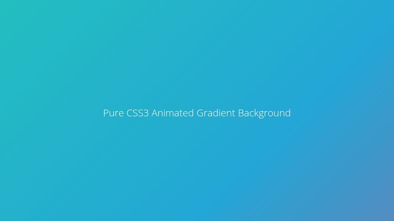 Gradient Animation - CSS