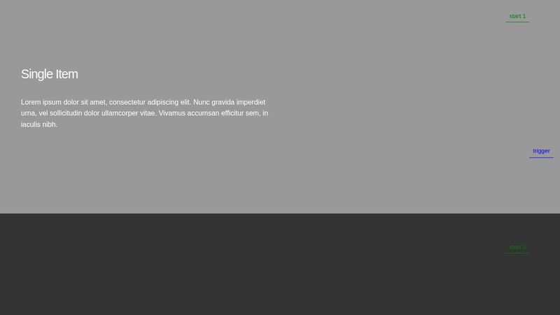 ScrollMagic Multiple Triggers
