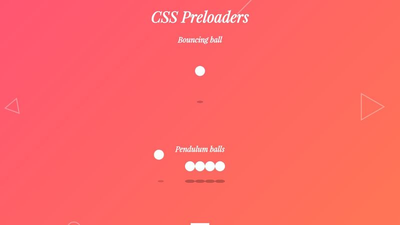 CSS Preloaders