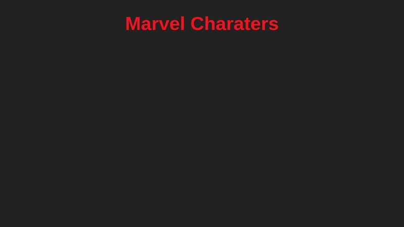 Marvel API character