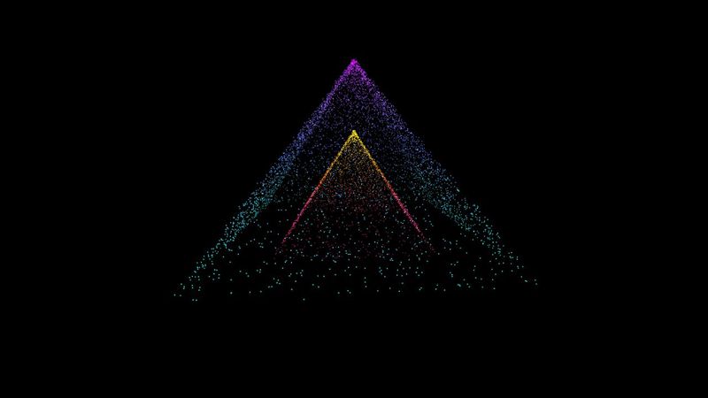 3D Pyramid Animation with Three.js