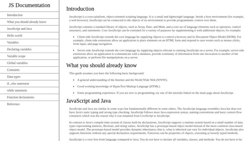 FCC: Technical Documentation Page