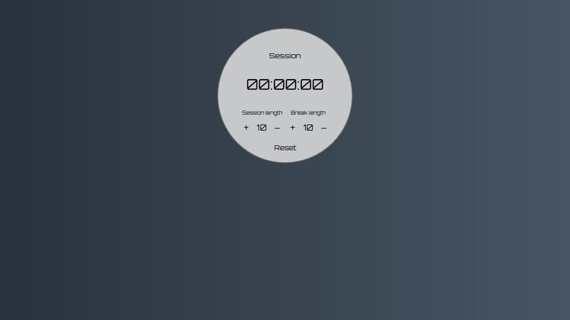 Javascript Pomodoro clock