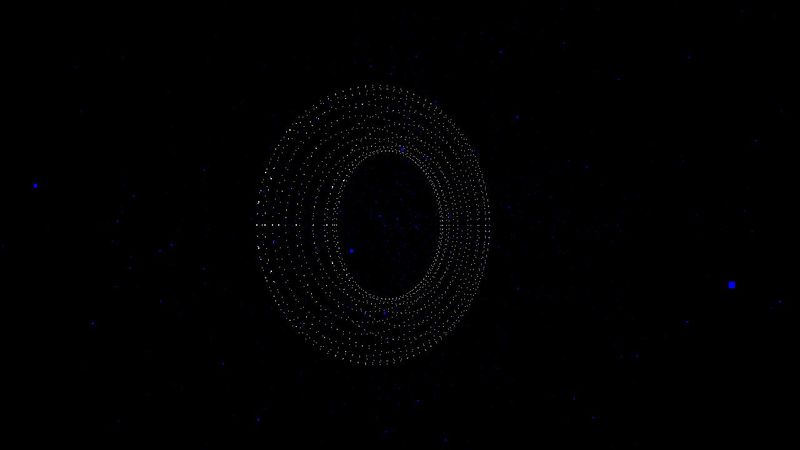 Basic Three JS Particles with mouse follow