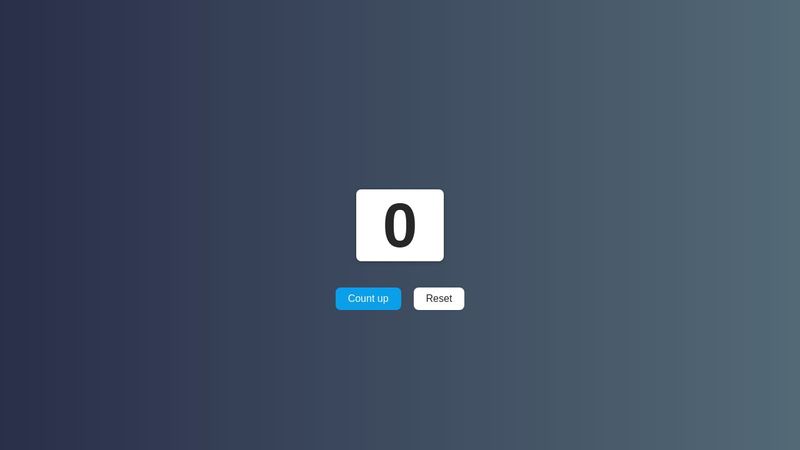 Simple vanilla JS count-up